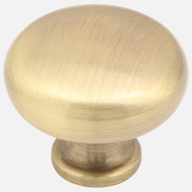 Button knobs | Satin nickel kitchen knob UK